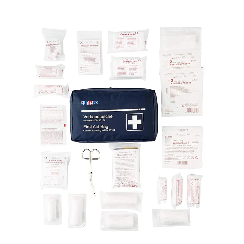 First Aid Kit For Cars DIN 13164 Suppliers, Company - Suzhou Sunmed Co ...