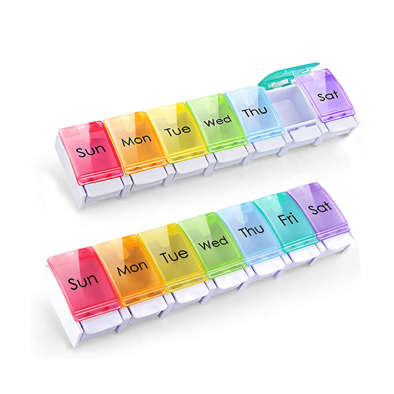 Convenient Plastic Weekly Pill Box with Large Compartments Suppliers ...